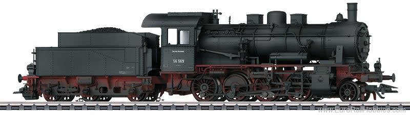 Marklin 37516 HO DRG Class 56.2-8 (Weathered) Steam