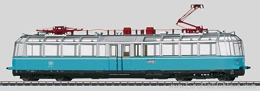 Marklin 37580 HO DB Powered Observation Rail Car (Glass