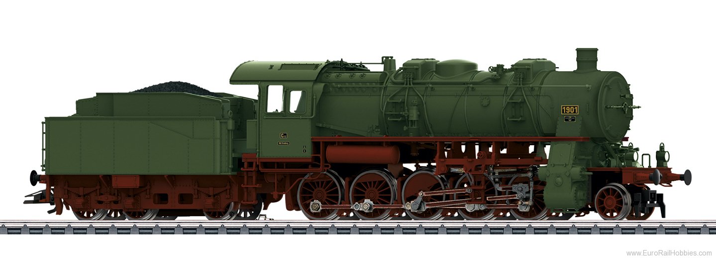 Marklin 37586 HO W.ST.E. R. G12 Steam Locomotive MFX+