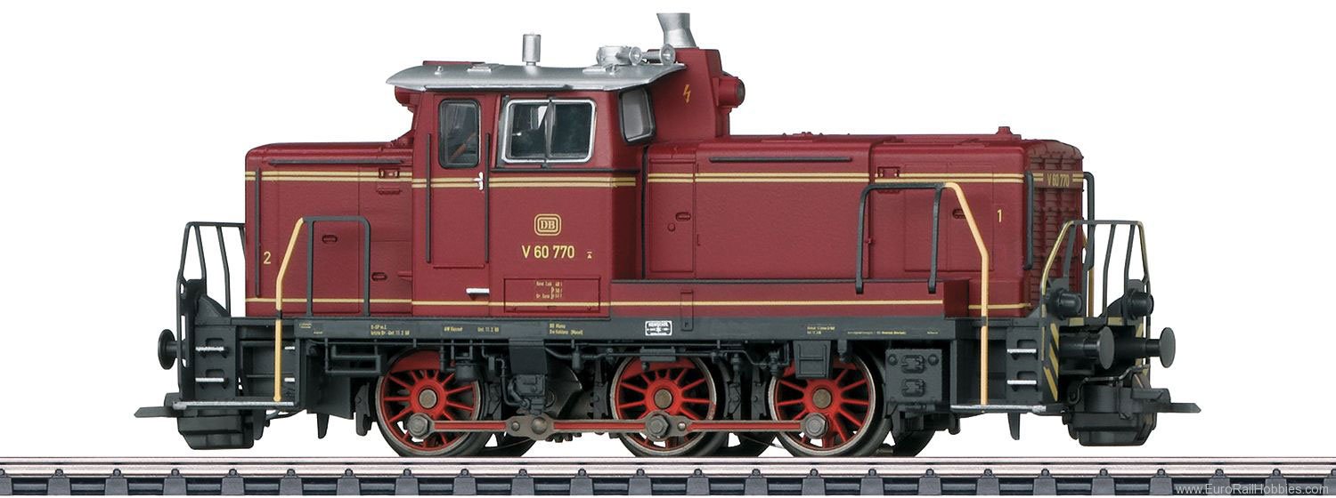 Marklin 37861 HO DB cl V 60 Diesel Switch Engine, MFX+