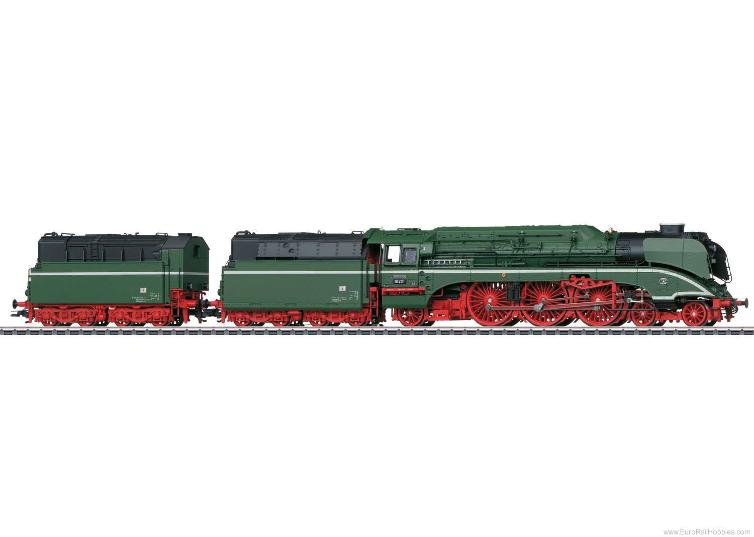 Marklin 38201 HO GDR Steam Locomotive, Road Number 18