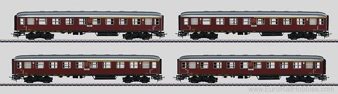 Marklin 40301 HO SJ Tin-Plate Passenger Car Set (Exclusive