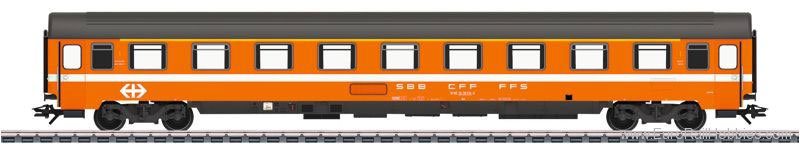 Marklin 43340 HO SBB Eurofima type Am Passenger Car