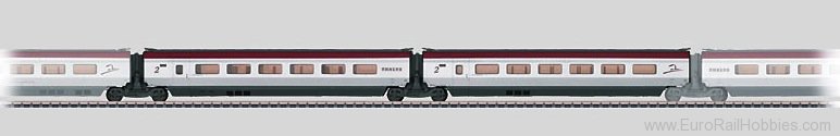 Marklin 43431 HO Add-On Car Set 2 for the THALYS PBKA