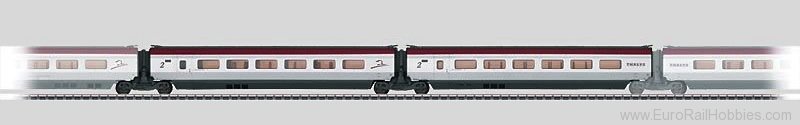 Marklin 43434 HO Add-On Car Set 2 for the THALYS PBKA