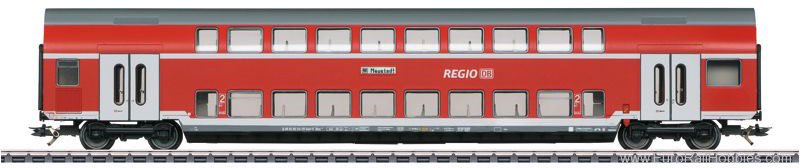 Marklin 43571 HO 'Regio DB' Bi-Level Add-on Car w/Built-in