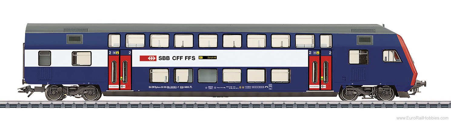 Marklin 43576 HO Bi-Level Cab Control Car