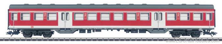 Marklin 43801 HO DB-AG ''Silverfish'' Passenger Car