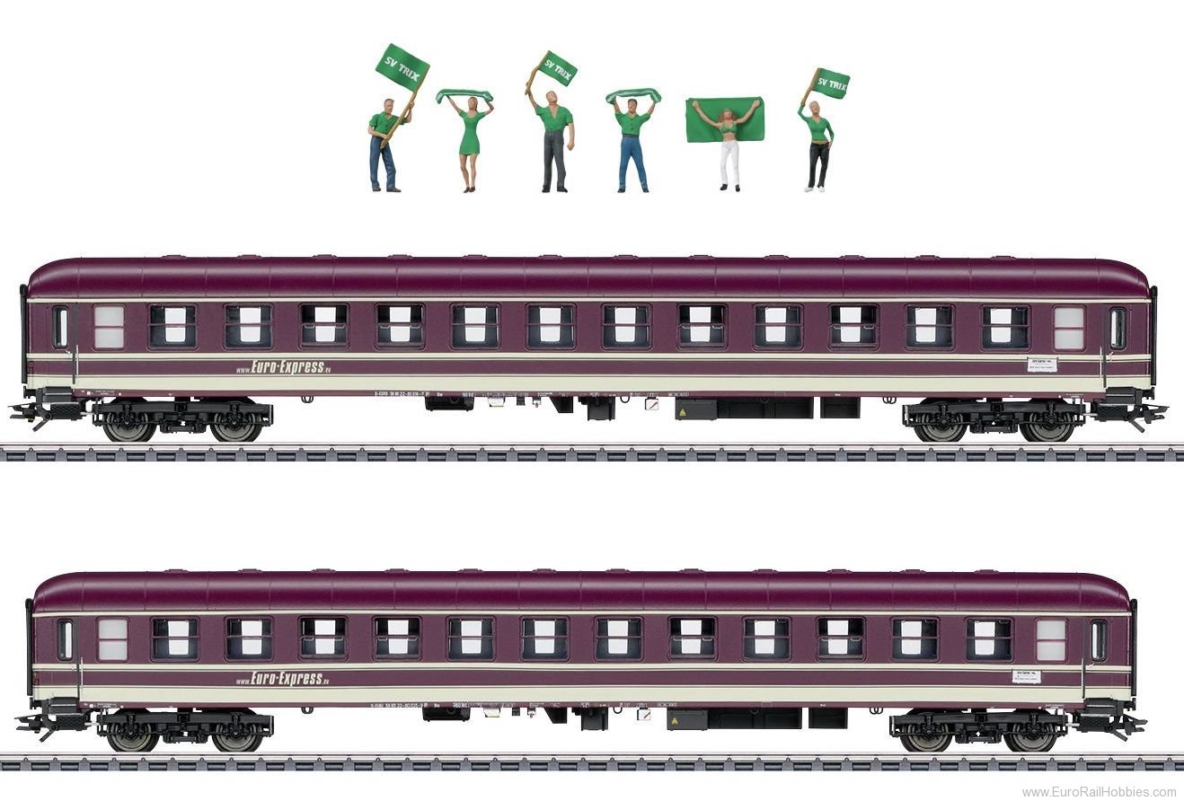 Marklin 43946 HO Two Type Bm Compartment Cars