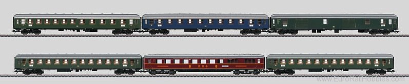 Marklin 43969 HO Express Train Passenger Car Set (Insider