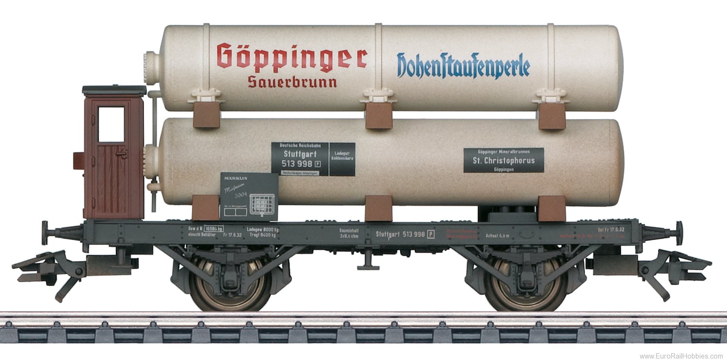 Marklin 45086 HO DRG Goppingen Mineral Springs Gas Tank