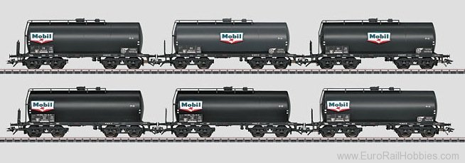 Marklin 46529 HO Set of 6 Tank Cars.