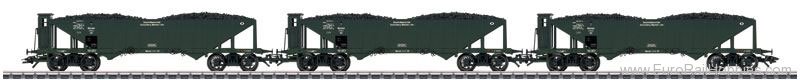 Marklin 46803 HO DRG Coal Hopper 3-Car Set for the G