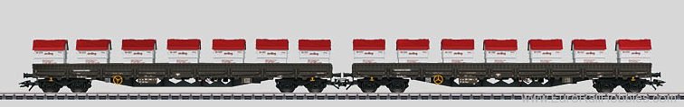Marklin 47029 HO SBB Low Side Car Set - MHI EXCLUSIVE