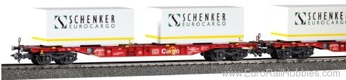 Marklin 47077 HO Schenker Container Car Set IDEE+SPIEL