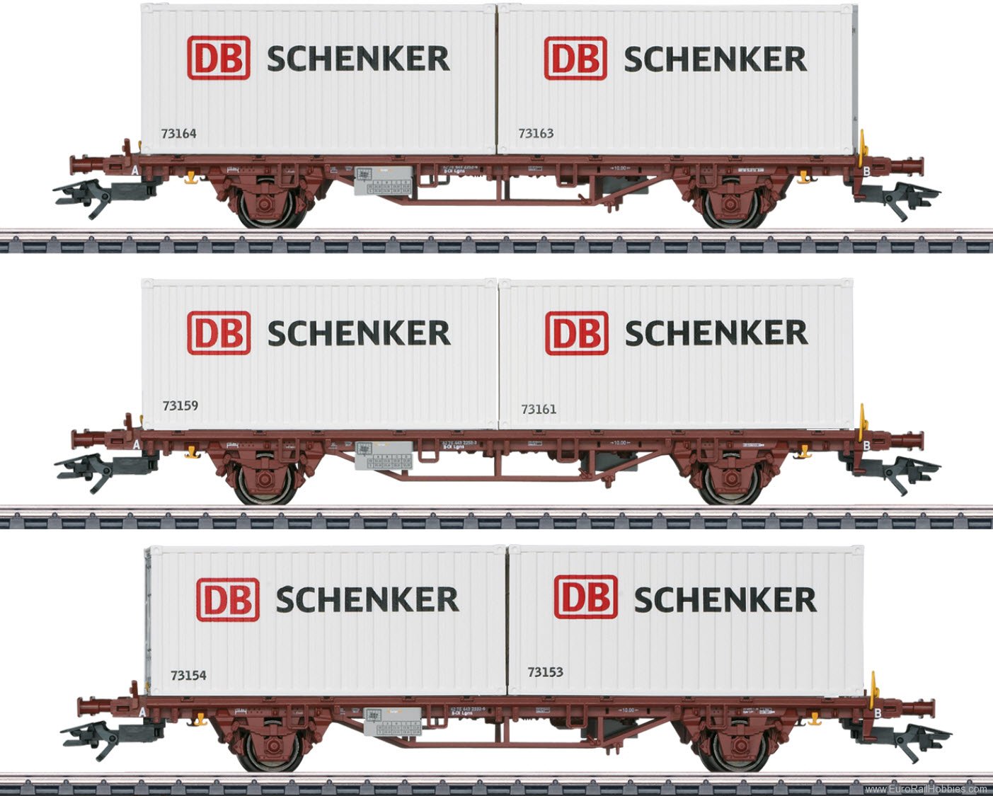 Marklin 47725 HO ''DB Schenker'' Container Transport