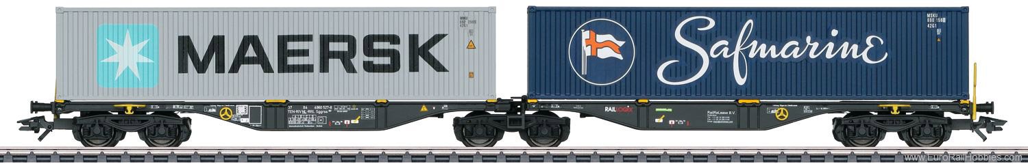 Marklin 47806 HO RailReLease Type Sggrss Double Container
