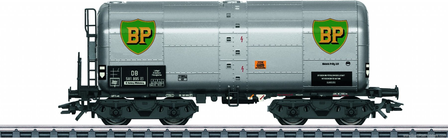 Marklin 47916 HO DB Heavy Oil 4 Axle BP Tank Car (EUROTRAIN