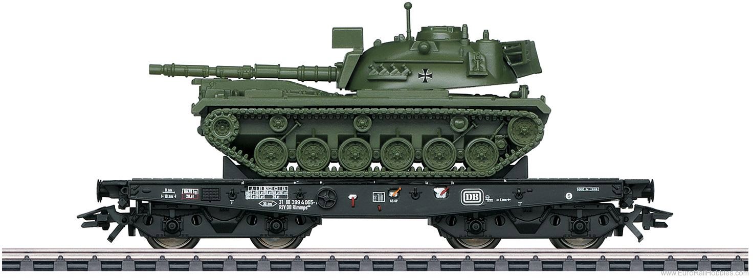 Marklin 48798 HO DB Type Rlmmps Heavy-Duty Flat Car