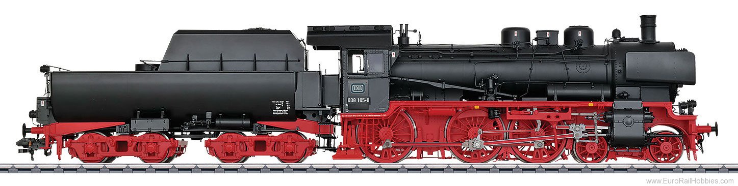 Marklin 55380 1 DB cl 038.10-40 Steam Locomotive w/Tub-Style