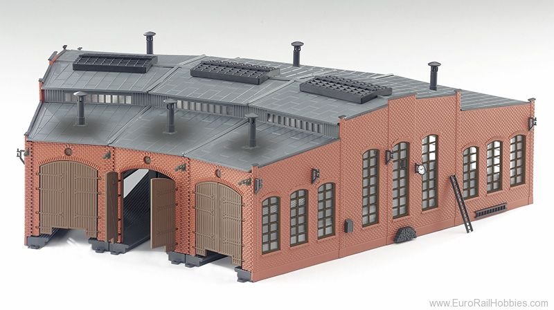 Marklin 72884 HO ''Weathered'' Locomotive Shed Kit (Bausatz