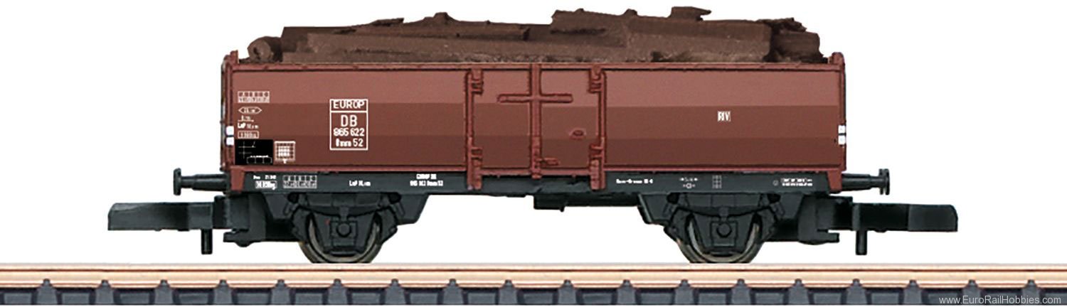 Marklin 86237 Z DB Type Omm 52 Gondola with a Load
