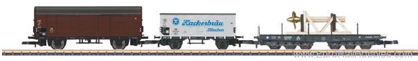 Marklin 86582 Z DB Freight 3-Car Set, theme of Ship''s