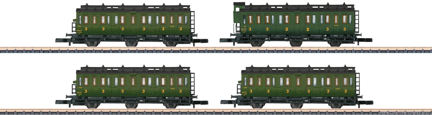 Marklin 87502 Z Passenger Car Set