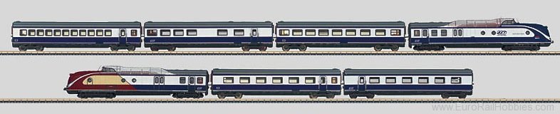 Marklin 88735 Z ''Blue Star Train'' Diesel Powered