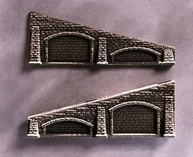 Noch 58132 HO Incline & Decline Arcades, 1 Pair 25,5