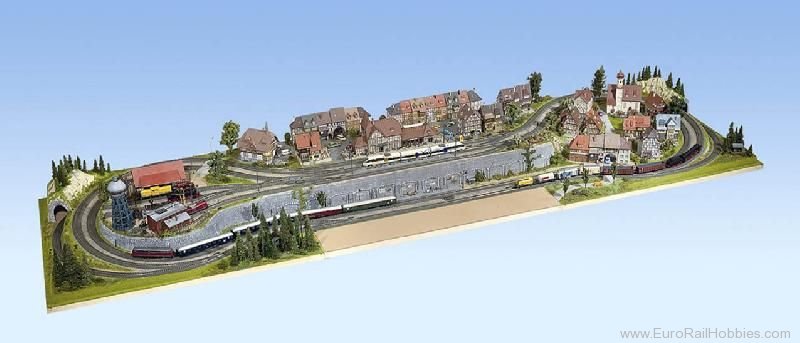 Noch 80310 HO Heidelberg Left Module, 120 x 100x