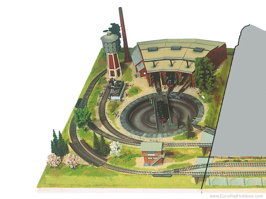 Noch 81950 HO Left Extension Layout, Turntable incl.