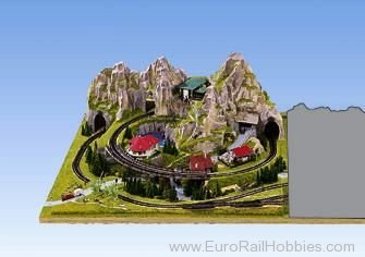 Noch 81990 HO Left Extension Layout, Cable Railway,