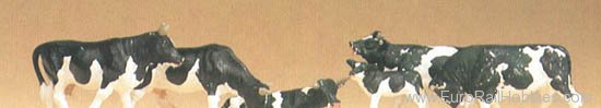 Preiser 10155 HO Cows Assorted