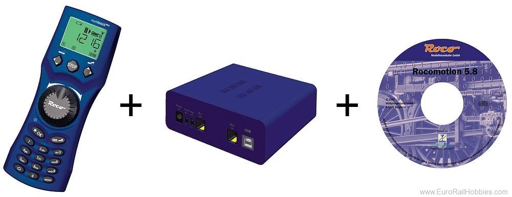 Roco 10832 HO multiMaus Pro and centralised + PC