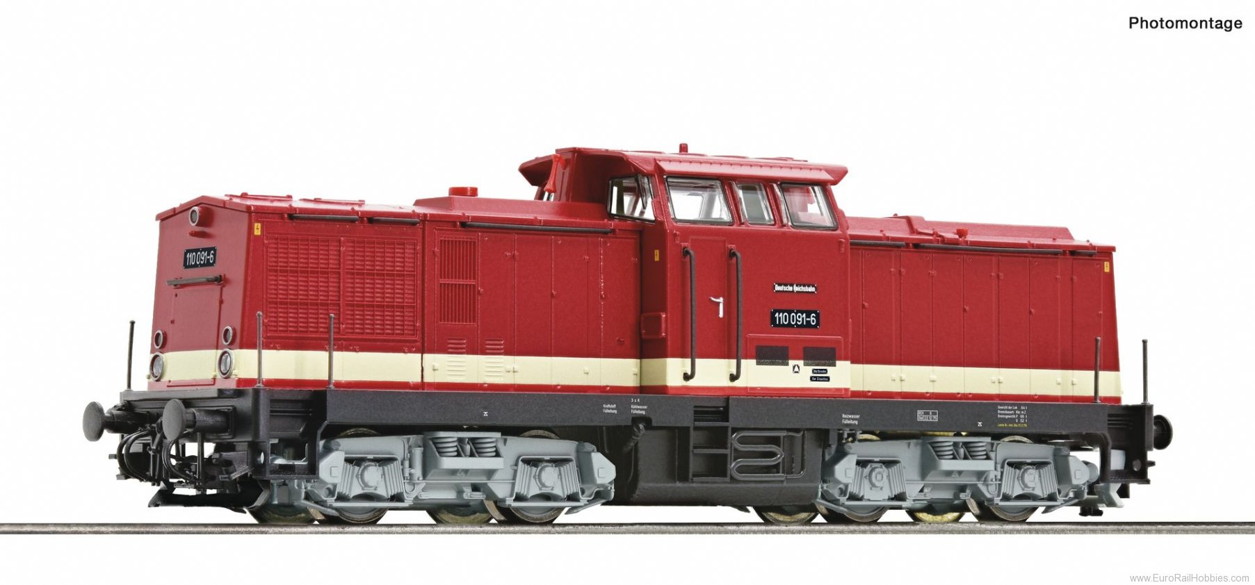Roco 36339 TT Diesel locomotive class 110, DR (Digital