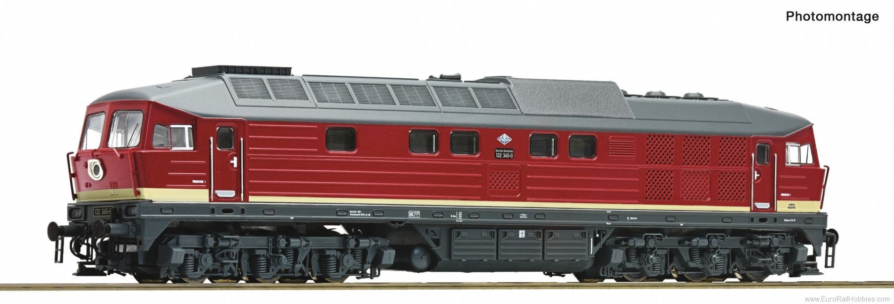 Roco 36421 TT Diesel locomotive class 132, DR (Digital