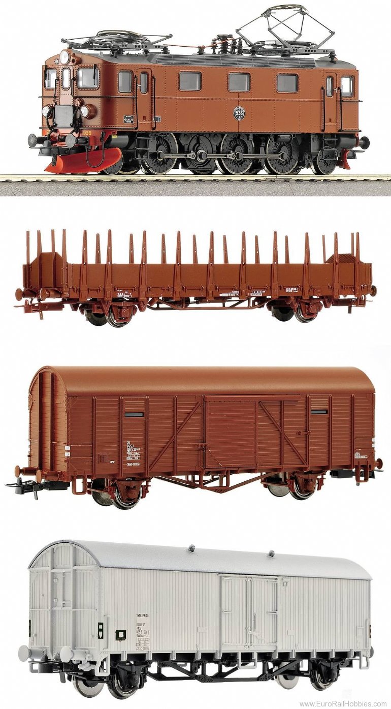 Roco 41309 HO Digital starter set SJ Swedish Freight