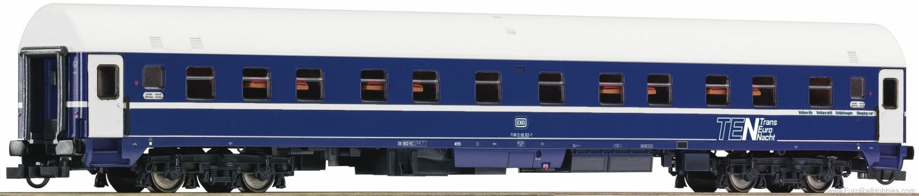 Roco 44841 HO UH-Sleeping Car DB BLUE TEN (Roco e-shop