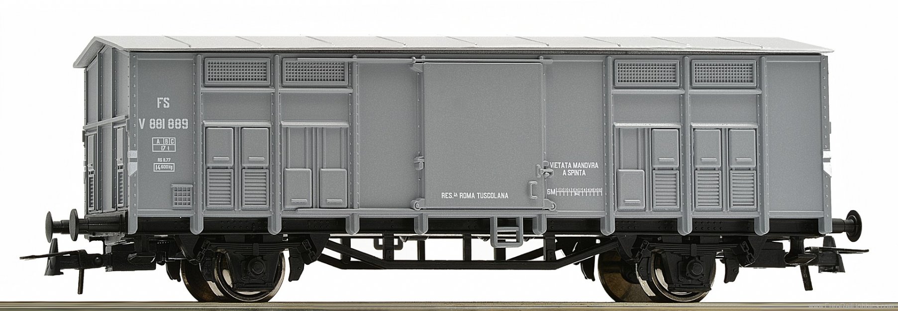 Roco 47526 HO Box goods van of the FS