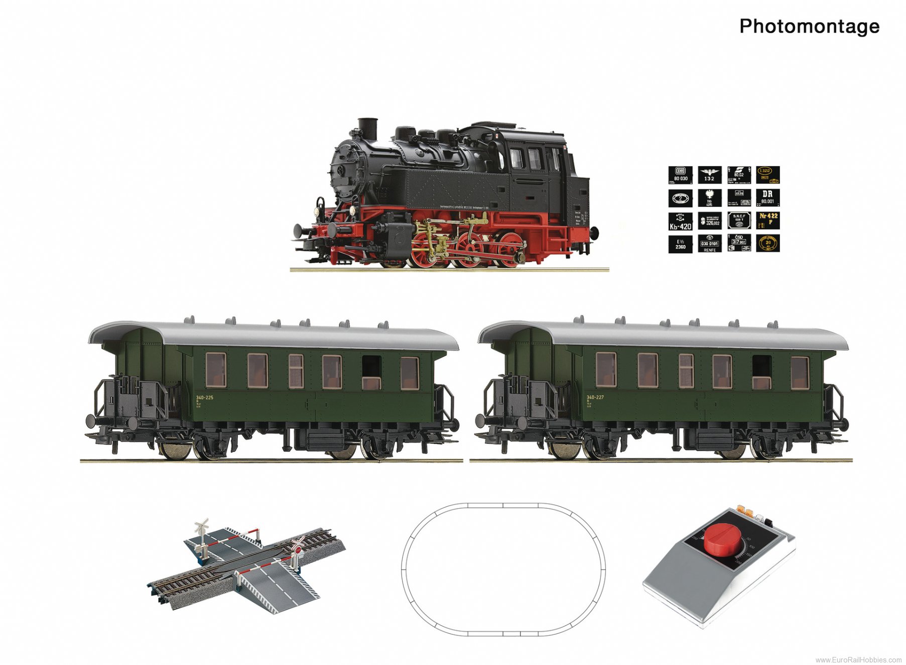 Roco 5100001 HO Analogue start set: Steam locomotive