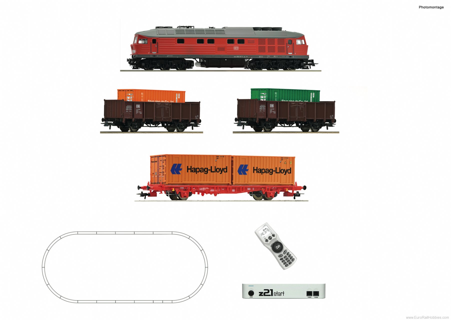 Roco 5110003 HO z21 start Digitalset: Diesel locomotive