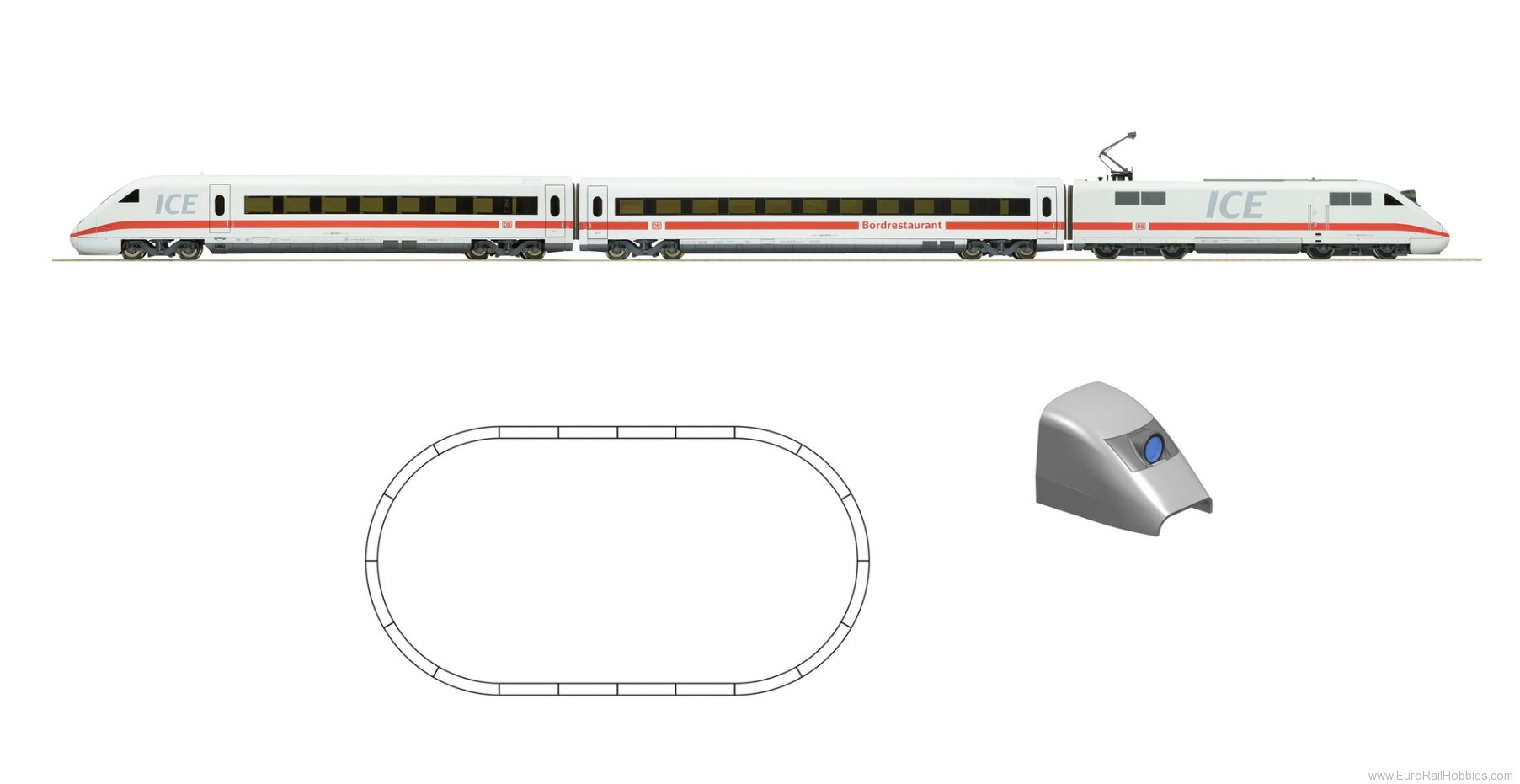 Roco 51248 HO Digital Starter Set: ICE 2 with camera