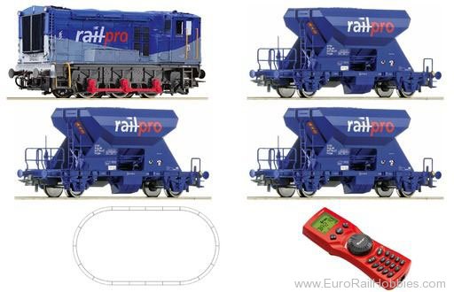 Roco 51278 HO Digital Starter Set: Diesel locomotive