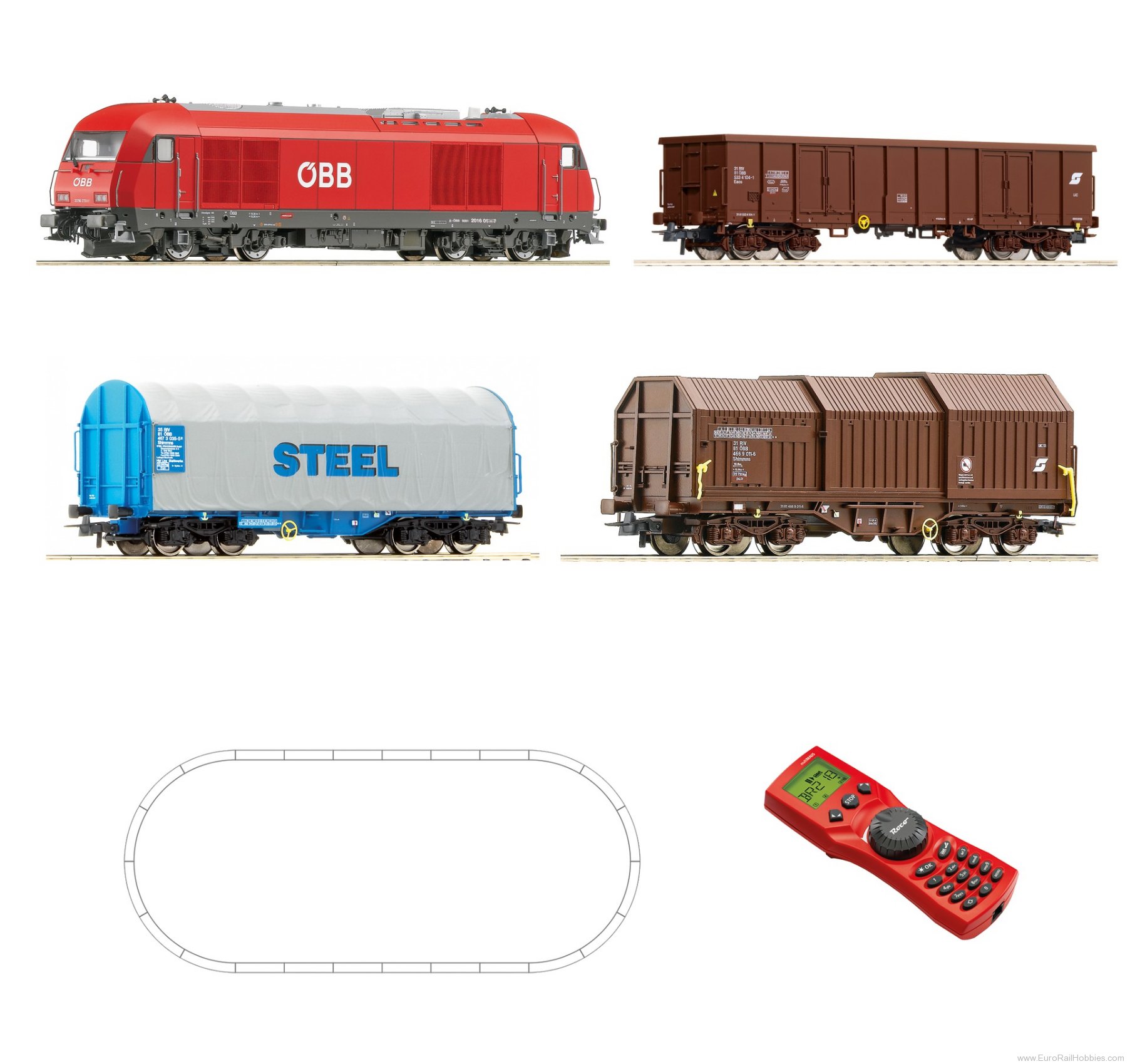 Roco 51282 HO Digital z21 Start Set: Diesel locomotive