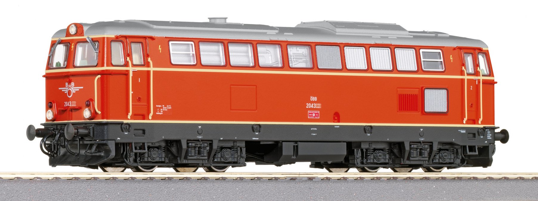 Roco 52480 HO Diesel locomotive class 2043, OBB