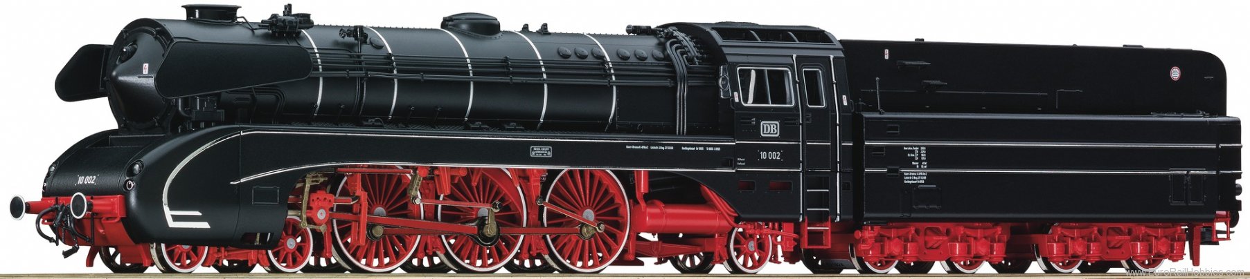 Roco 62193 HO DB class 10 002 Steam locomotive (Digital