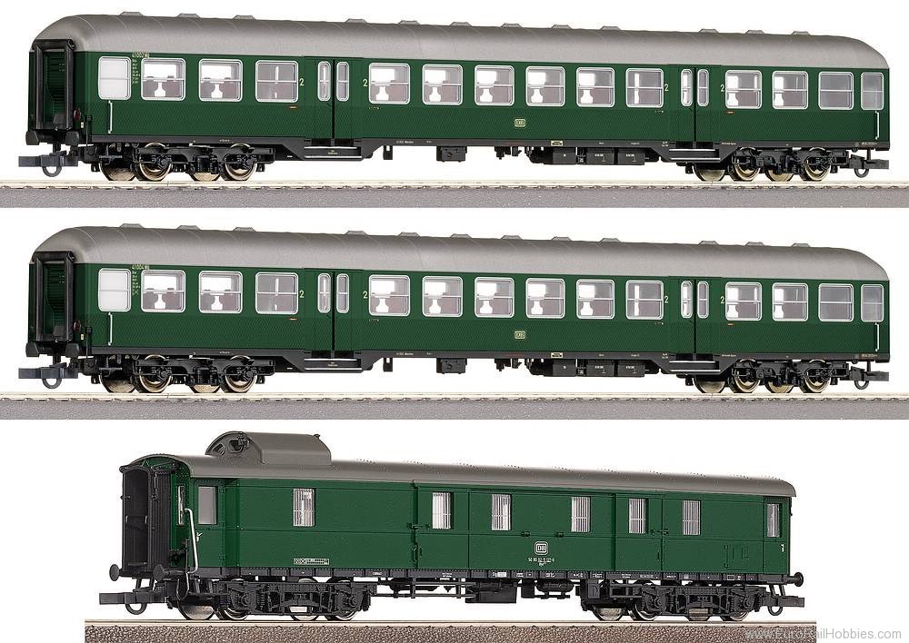 Roco 64019 HO DB Set Commuter car 3 parts