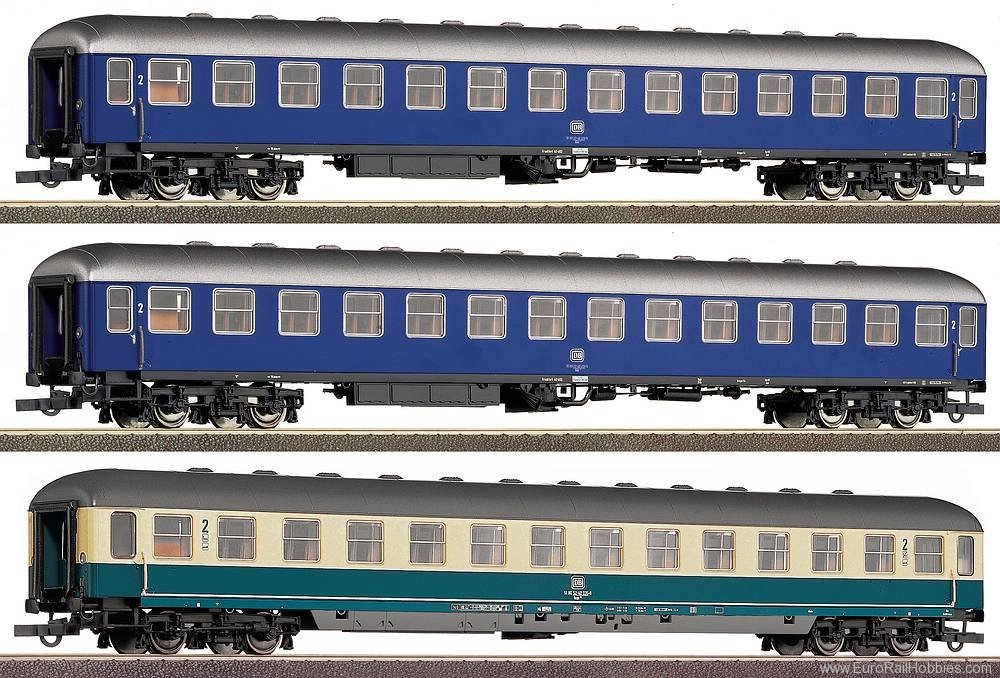Roco 64029 HO DB Night train set 3 parts, 2 Slumber