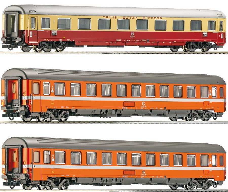 Roco 64073 HO Car Set Nr.2 TEE Lemano FS
